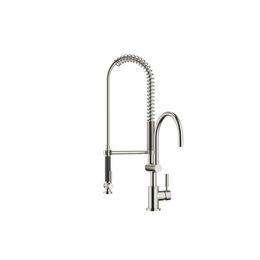 Dornbracht Tara Classic Sp&uuml;ltisch-Einhebelmischer 33880888-06 Griffhebel rechts, Ausladung 200 mm, platin matt