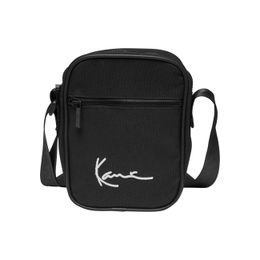 Schultertasche Karl Kani "Karl Kani Unisex KA-BG061-001-01 Signature Essential Pusher Bag", Herren, Gr. onesize, schwarz, Polyester, Taschen Schultertasche
