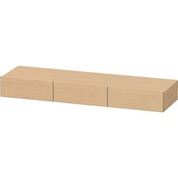 Duravit DuraStyle Schubkastenablage DS827203030 150 x 44 cm, 3 Schubk&auml;sten, Eiche natur, mit Konsolentr&auml;ger