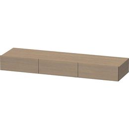 Duravit DuraStyle Schubkastenablage DS827203535 150 x 44 cm, 3 Schubk&auml;sten, Eiche terra, mit Konsolentr&auml;ger