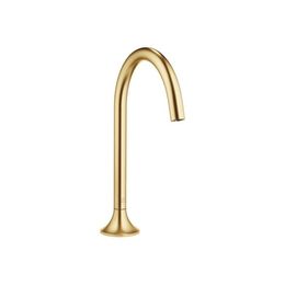 Dornbracht Vaia Stand-Auslauf 13716809-28 f&uuml;r Waschtisch, Touchfree, ohne Ablaufgarnitur, messing geb&uuml;rstet