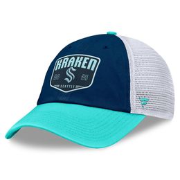 Fanatics Jungen Baseball Cap "Fanatics Cap Seattle Kraken Structured Adjust. Meshback"blau, 100% Baumwolle, Caps