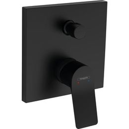 Hansgrohe Vivenis Fertigmontageset 75416670 Unterputz-Wannenarmatur, mit integrierter Sicherungskombination, mattschwarz
