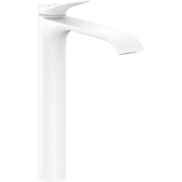 Hansgrohe Vivenis 250 Waschtischarmatur 75042700 f&uuml;r Waschsch&uuml;sseln, ohne Ablaufgarnitur, mattwei&szlig;