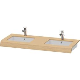 Duravit DuraStyle Waschtisch-Konsole DS829C03030 55x80x10cm, 2 Ausschnitte, Eiche natur