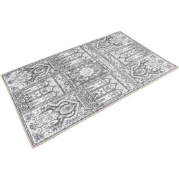 Badematte Wecon Home, H:6mm, bunt, Polyester, Badematten, "Vintage Caf&eacute;", Vintage Orient Stil, Badezimmerteppich, waschbar