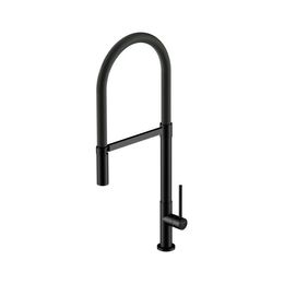 Steinberg Serie 100 K&uuml;chenarmatur 1001495S Ausladung 215mm, mit schwenkbarem Auslauf, Matt Black