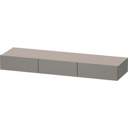 Duravit DuraStyle Schubkastenablage DS827204343 150 x 44 cm, 3 Schubk&auml;sten, basalt matt, mit Konsolentr&auml;ger