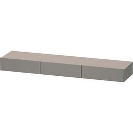 Duravit DuraStyle Schubkastenablage DS827304343 180 x 44 cm, 3 Schubk&auml;sten, basalt matt, mit Konsolentr&auml;ger