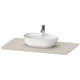 Duravit Luv Waschtisch-Konsole LU946902525 98,8 x 59,5 cm, aus Quarzstein, mit 1 Ausschnitt, Sand Struktur