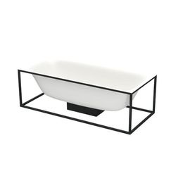 Bette BetteLux Shape Freistehbadewanne 3452-440PLUS 180x80x45cm, snow, Glasur Farbgruppe 2