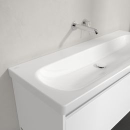 Villeroy & Boch Villeroy und Boch Skyla Waschtisch 5A51C301 120x46cm, ohne Hahnloch, ohne &Uuml;berlauf, Wei&szlig; Alpin
