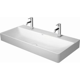 Duravit DuraSquare Waschtisch 2353100070 weiss, 100x47cm, ohne Hahnloch, ohne &Uuml;berlauf