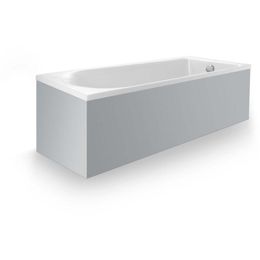 Duravit D-Neo Rechteck-Badewanne 700478000000000 170 x 70 cm, Einbauversion, 1 R&uuml;ckenschr&auml;ge, wei&szlig;