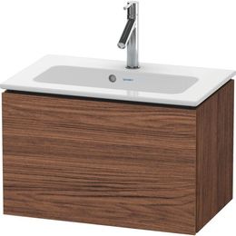 Duravit L-Cube Waschtisch-Unterschrank LC615602121 62 x 39,1 cm, nussbaum dunkel, 1 Auszug, wandh&auml;ngend