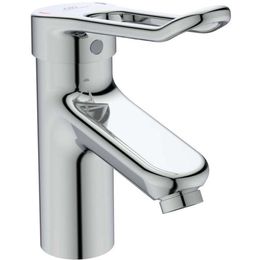 Ideal Standard CeraPlus 2 Waschtischarmatur BC095AA, chrom, mit Metallablauf, mit B&uuml;gelhebel