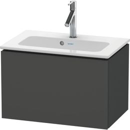 Duravit L-Cube Waschtisch-Unterschrank LC615604949 62 x 39,1 cm, graphit matt, 1 Auszug, wandh&auml;ngend