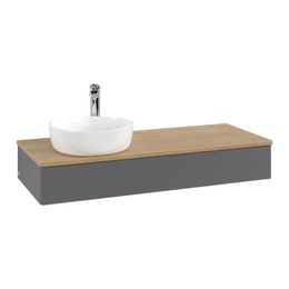 Villeroy & Boch Villeroy & Boch Antao Waschtischunterschrank 1200x190x500mm L11151GK mit Beleuchtung mit Struktur FK/AP: GK/1
