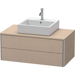 Duravit XSquare Waschtisch-Unterschrank XS491107575 100x40x54,8cm, 2 Schubk&auml;sten, Leinen