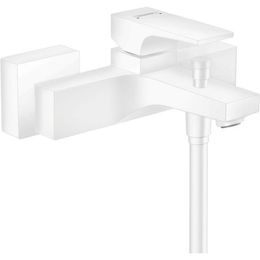 Hansgrohe Metropol Wannen-Einhebelmischer 32540700 Aufputz, Ausladung 180 mm, mattwei&szlig;