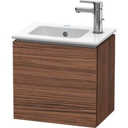 Duravit L-Cube Waschtisch-Unterschrank LC6272L2121 42x29,4x40cm, wandh&auml;ngend, T&uuml;r links, nussbaum dunkel