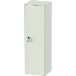 Duravit White Tulip Halbhochschrank WT1333R3939 40 x 36 cm, Nordic Wei&szlig; Seidenmatt, 1 T&uuml;re rechts mit Griff, 3 Glasfachb&ouml;den