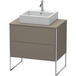 Duravit XSquare Waschtisch-Unterschrank XS492009090 80x53,8x54,8cm, 2 Ausz&uuml;ge, Flannel Grey seidenmatt