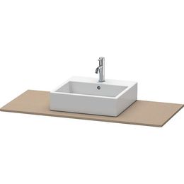 Duravit XSquare Konsole XS060D07575 80x55cm, mit 1 Ausschnitt, Leinen