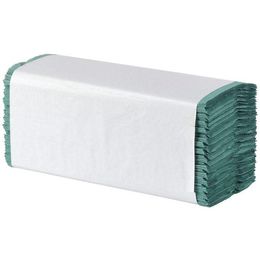 CWS Papier-Falthandt&uuml;cher X274100 Recycling, V-Falz, 1-lagig, 5000 Blatt, natur