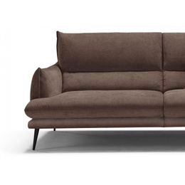 2,5-Sitzer Egoitaliano, B:210cm H:90cm T:95cm, braun, 100% Polyester, Sofas, "FUNNY, hochwertiges und aktuelles Design, bequeme R&uuml;ckenlehne", toller