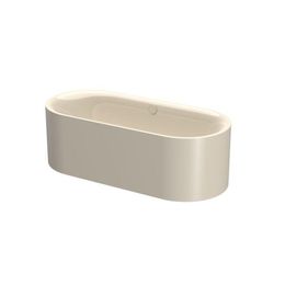 Bette BetteLux Oval Silhouette Badewanne 3466-001CFXXS pergamon, 180x80x45cm, freistehend