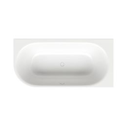 Bette BetteLux Oval Silhouette Badewanne 3437-440CELVS snow, 195x95x45cm
