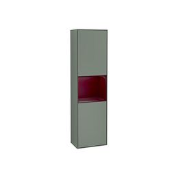 Villeroy & Boch Villeroy und Boch Finion Hochschrank F460HBGM 41,8x151,6x27cm, links, Regal Peony Matt Lacquer, Olive Matt Lacquer