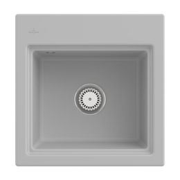Villeroy & Boch Villeroy und Boch Subway Style 50 S Einbausp&uuml;le 331500SM Sp&uuml;lbecken, 500 x 510 mm, steam CeramicPlus