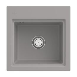 Villeroy & Boch Villeroy und Boch Subway Style 50 S Einbausp&uuml;le 331500KD Sp&uuml;lbecken, 500 x 510 mm, fossil CeramicPlus