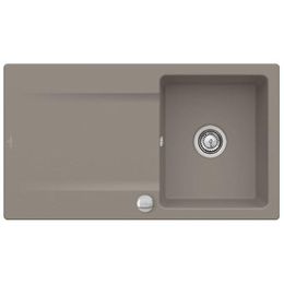 Villeroy & Boch Villeroy & Boch Siluet Einbausp&uuml;le 333502TR mit Ablaufgarnitur und Exzenterbet&auml;tigung, Timber