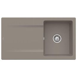 Villeroy & Boch Villeroy & Boch Siluet Einbausp&uuml;le 333501TR mit Ablaufgarnitur und Handbet&auml;tigung, Timber