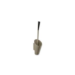 HEWI 801 Toilettenb&uuml;rstengarnitur 801.20.10086 sand, Wandmontage, langer Stiel