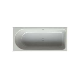 Bette BetteOcean Badewanne 8856-002 180x80x45cm, Fu&szlig;ende rechts, &Uuml;berlauf hinten, manhattan