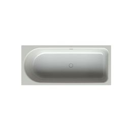 Bette BetteOcean Low-Line Badewanne 8838-002 manhattan, 180x80x38cm, Fu&szlig;ende rechts, &Uuml;berlauf hinten