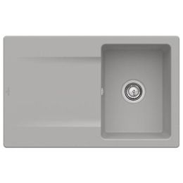 Villeroy & Boch Villeroy & Boch Siluet Einbausp&uuml;le 333401KD mit Ablaufgarnitur und Handbet&auml;tigung, Fossil