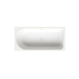 Bette BetteOcean Low-Line Badewanne 8836-440 snow, 170x80x38cm, Fu&szlig;ende rechts, &Uuml;berlauf hinten