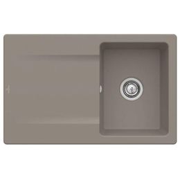 Villeroy & Boch Villeroy & Boch Siluet Einbausp&uuml;le 333401TR mit Ablaufgarnitur und Handbet&auml;tigung, Timber