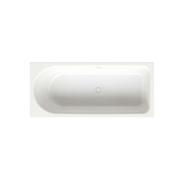 Bette BetteOcean Badewanne 8856-440PLUS 180x80x45cm, Fu&szlig;ende rechts, &Uuml;berlauf hinten, Glasur, snow