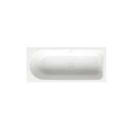 Bette BetteOcean Low-Line Badewanne 8830-440 snow, 160x70x38cm, Fu&szlig;ende rechts, &Uuml;berlauf hinten