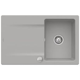Villeroy & Boch Villeroy & Boch Siluet Einbausp&uuml;le 333402KD mit Ablaufgarnitur und Exzenterbet&auml;tigung, Fossil