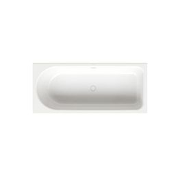 Bette BetteOcean Low-Line Badewanne 8834-440PLUS Glasur, snow, 170x75x38cm, Fu&szlig;ende rechts, &Uuml;berlauf hinten