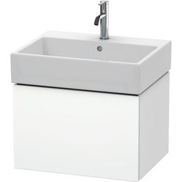 Duravit L-Cube Waschtisch-Unterschrank LC617501818 58,4x 45,9 cm, wei&szlig; matt, 1 Auszug, wandh&auml;ngend