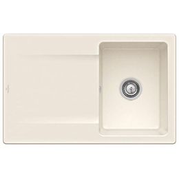 Villeroy & Boch Villeroy & Boch Siluet Einbausp&uuml;le 333401KR mit Ablaufgarnitur und Handbet&auml;tigung, Crema