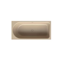 Bette BetteOcean Badewanne 8765-003 170x80x45cm, Fu&szlig;ende rechts, &Uuml;berlauf hinten, bahamabeige